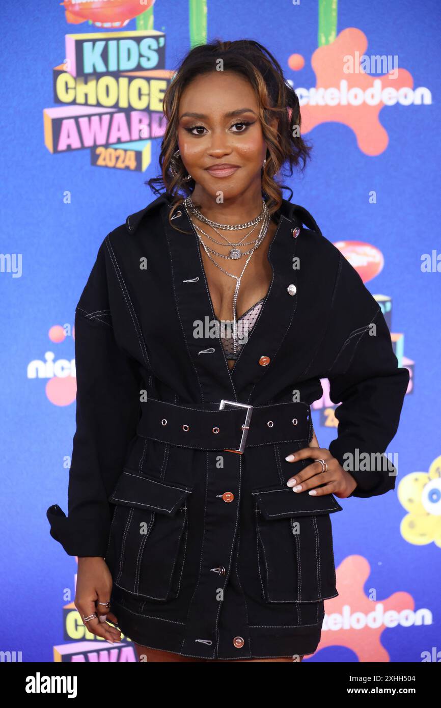 Dana Heath attends Nickelodeon Kids' Choice Awards 2024 at Barker Hangar on July 13, 2024 in ...