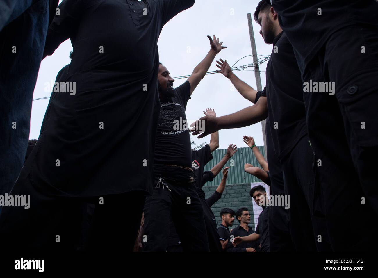 July 14, 2024, Srinagar, Jammu And Kashmir, India: Kashmiri Shia ...