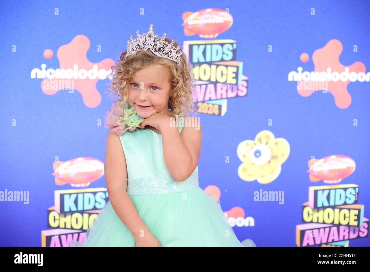 August Michael Peterson attends Nickelodeon Kids' Choice Awards 2024 at ...