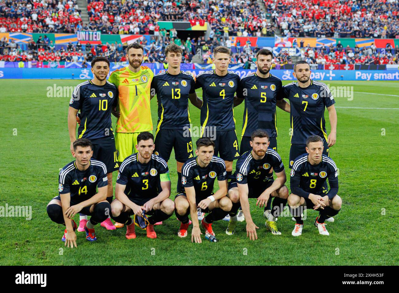 Cologne, Germany - 06 19 2024: Team of Scotland seen during UEFA Euro ...