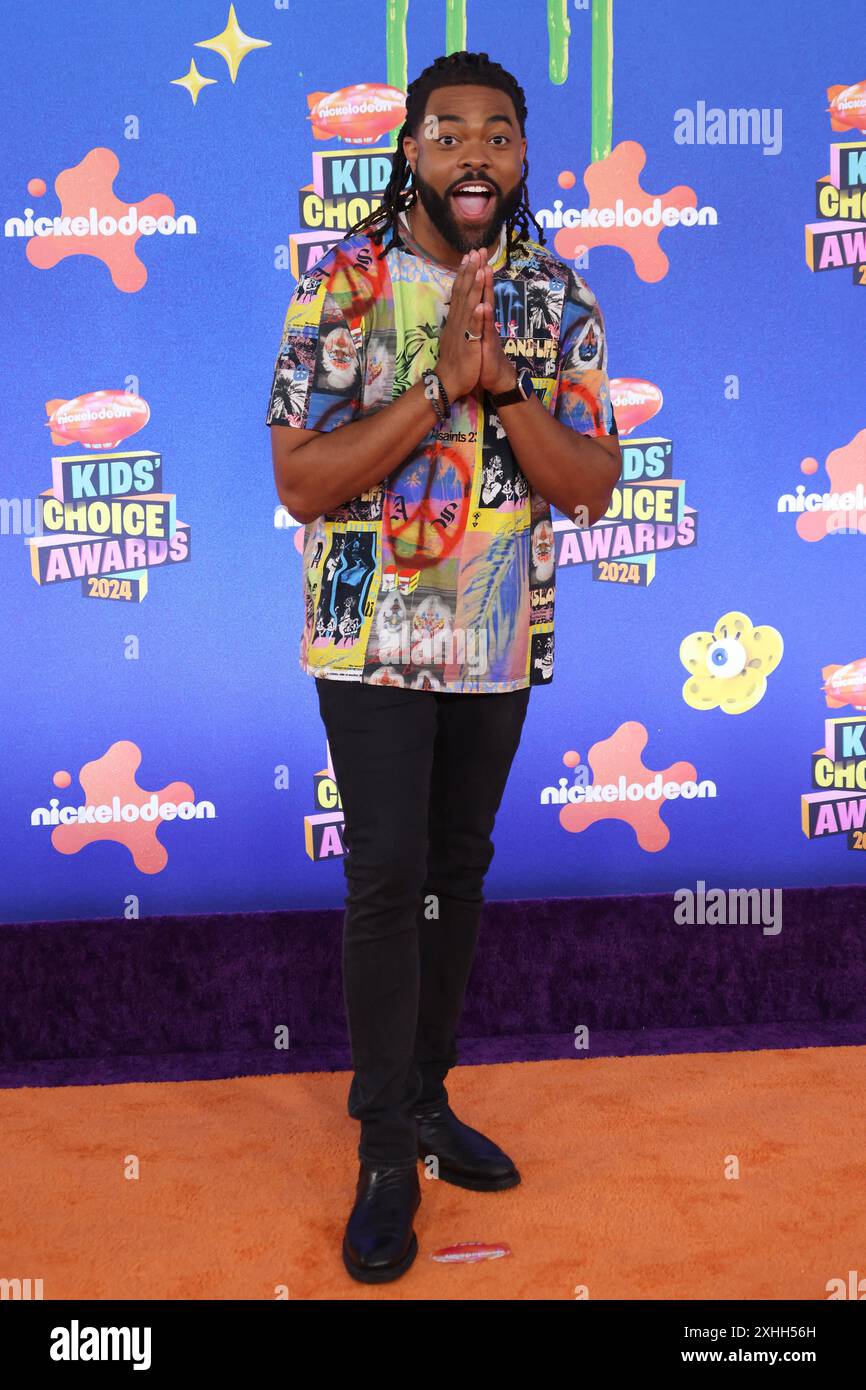 Joshua Triplett attends Nickelodeon Kids' Choice Awards 2024 at Barker ...