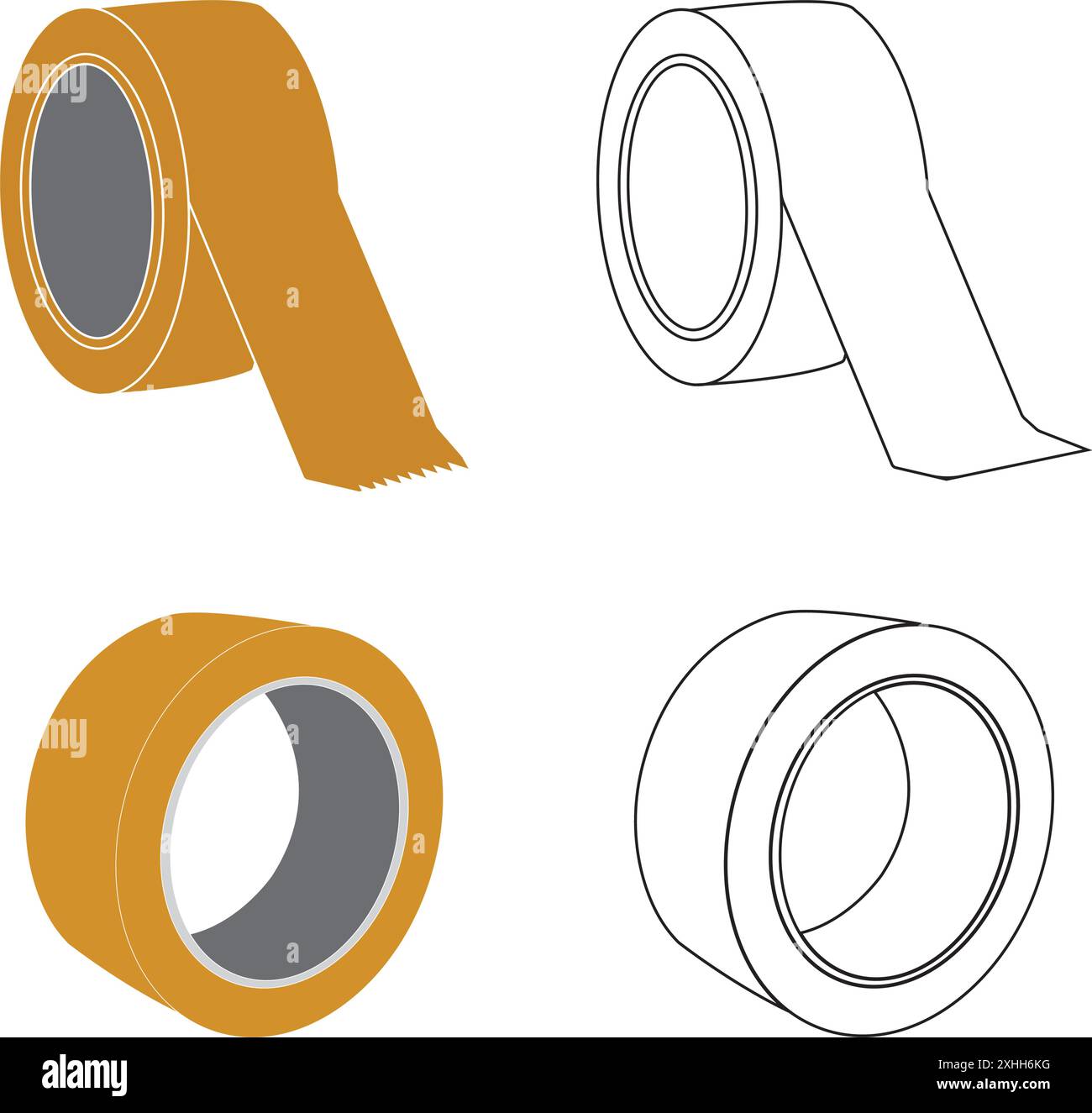 Sticky tape clipart hi-res stock photography and images - Alamy