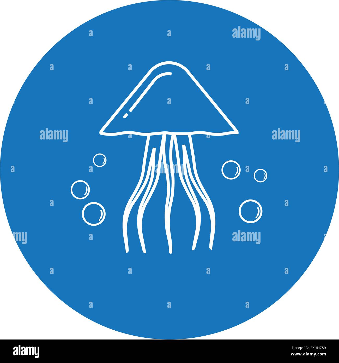 Jelly fish sting cartoon hi-res stock photography and images - Alamy