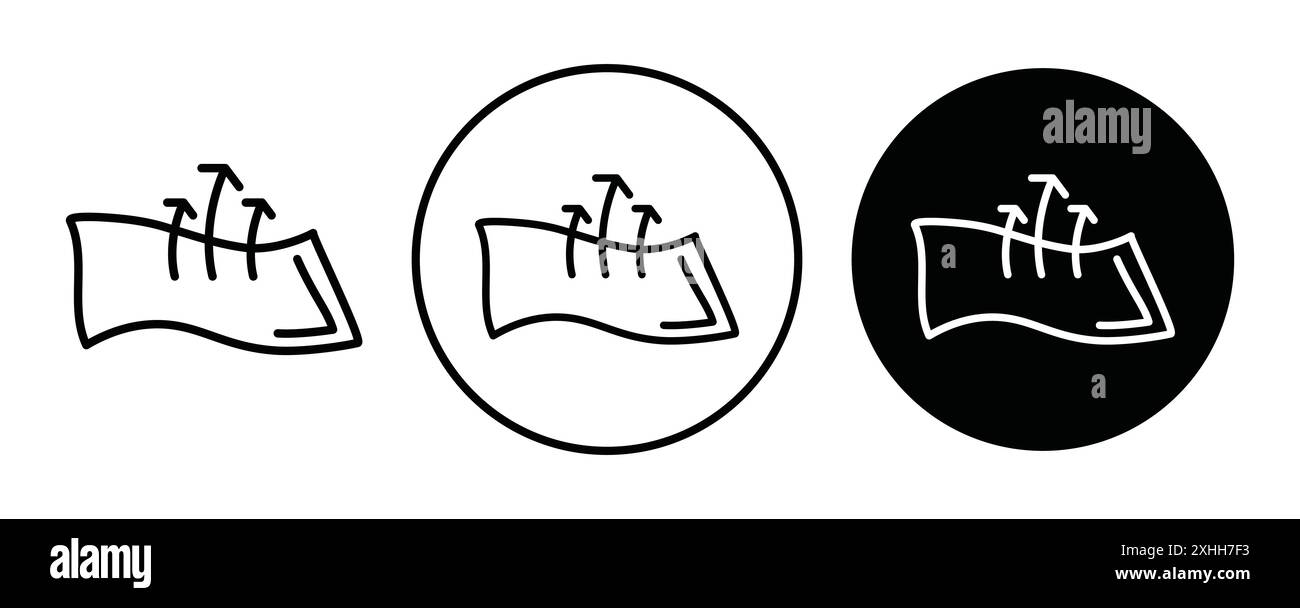Breathable fabric icon Black line art vector in black and white outline ...