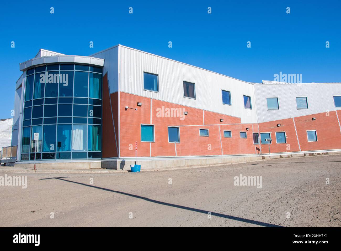 Qikiqtani General Hospital on Niaqunngusiariaq in Iqaluit, Nunavut ...