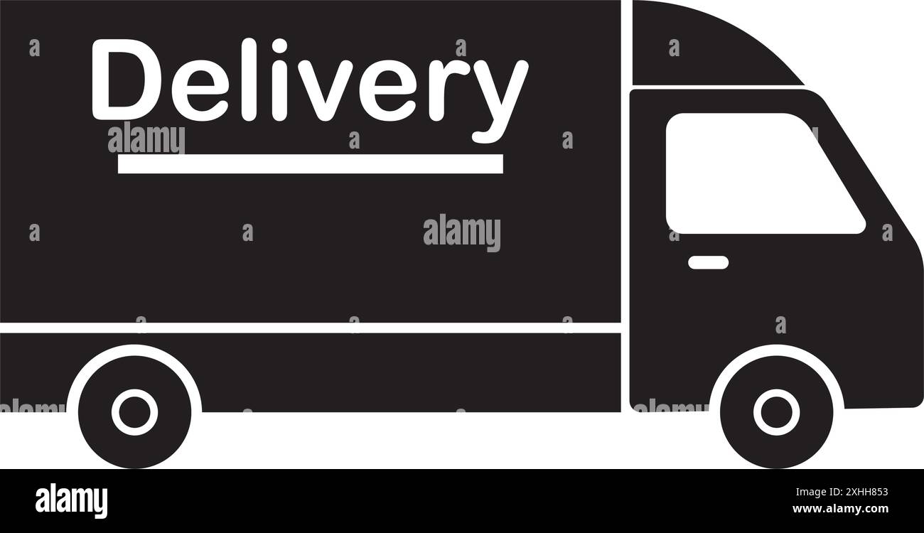 delivery truck vector illustration symbol design Stock Vector Image ...