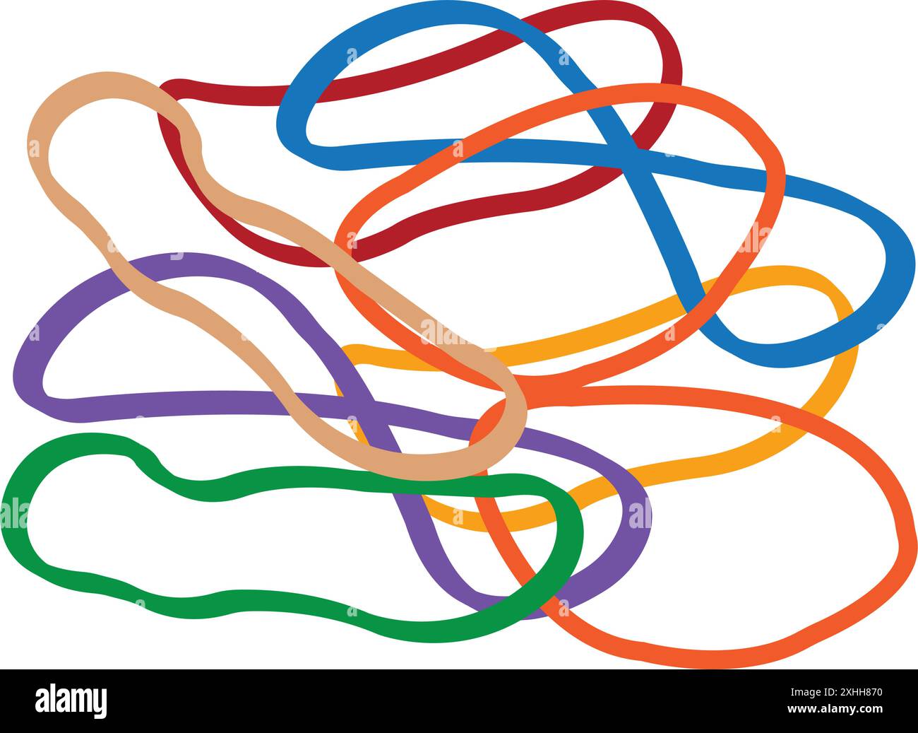 elastic rubber band design vector illustration Stock Vector Image & Art ...