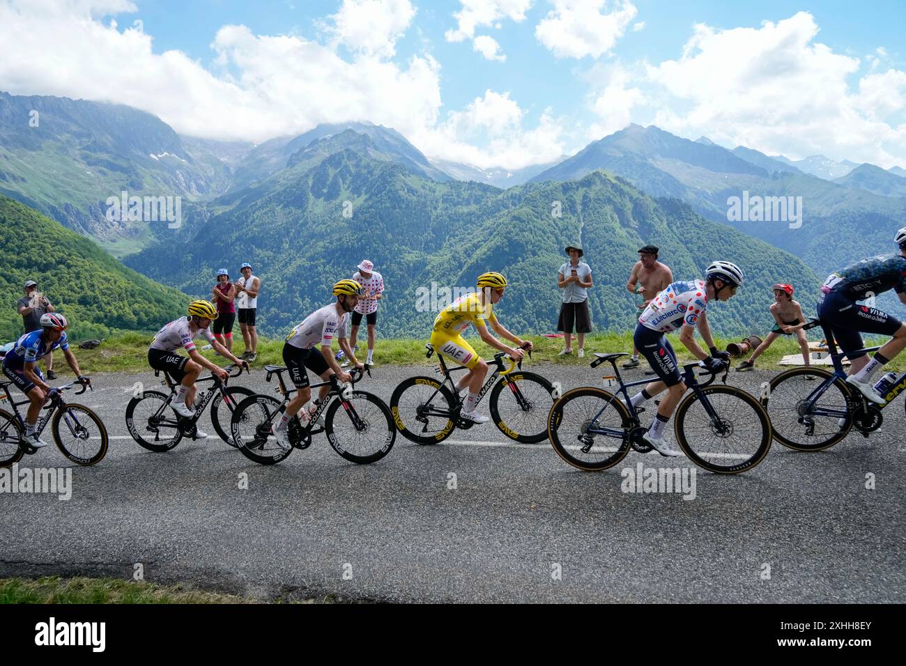 Matteo Jorgenson of the U.S. sets the pace for team leader Denmark's ...