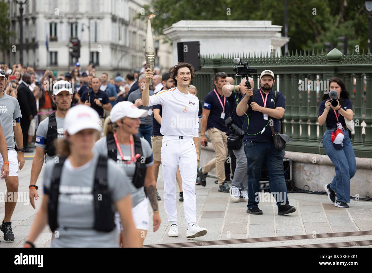 Bearers of the flame Hugo Marchand, French ballet dancer arrives while ...
