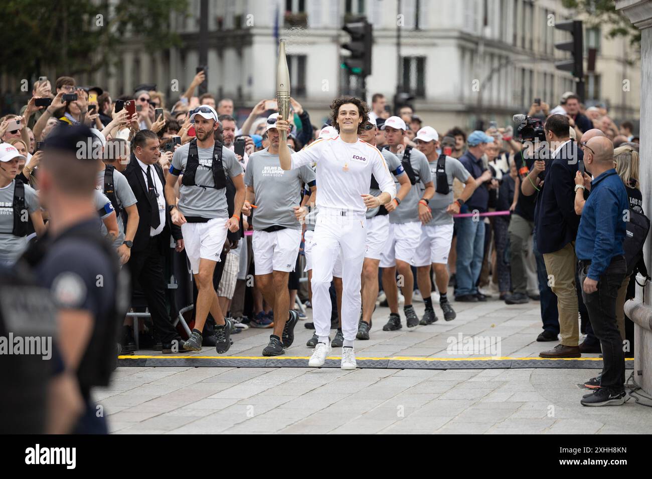 Bearers of the flame Hugo Marchand, French ballet dancer arrives while ...