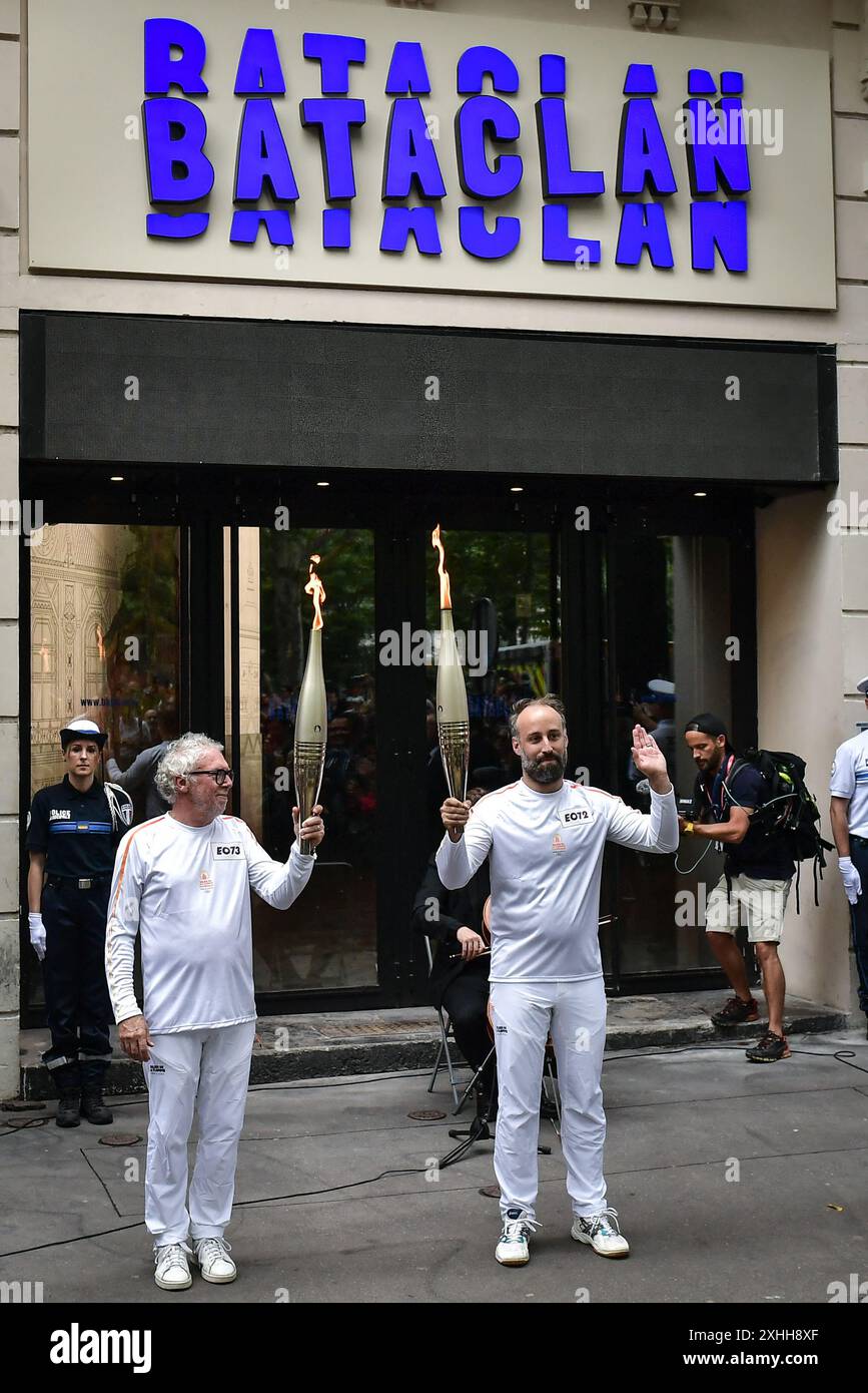 Paris, France. 14th July, 2024. French essayist Arthur Denouveaux ...