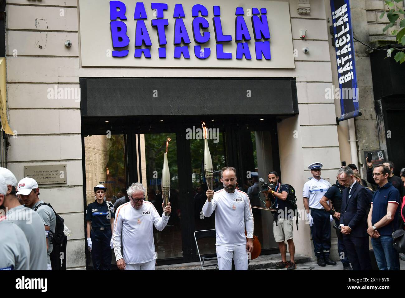 Paris, France. 14th July, 2024. French essayist Arthur Denouveaux ...