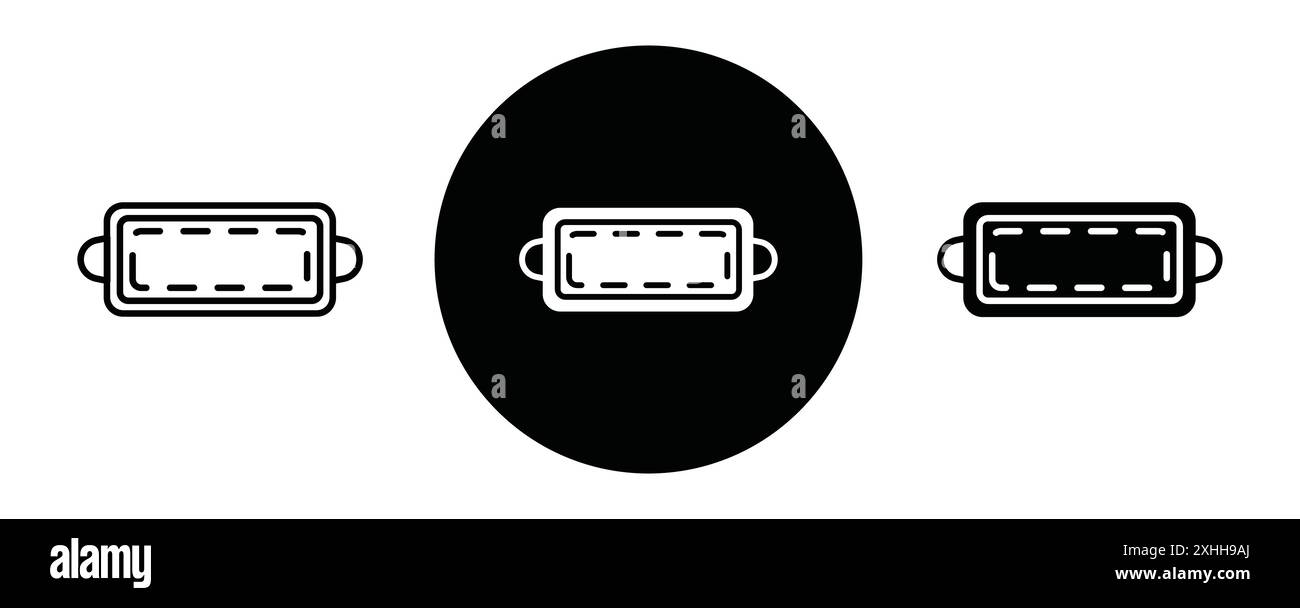 Food tray Black line art vector in black and white outline set ...