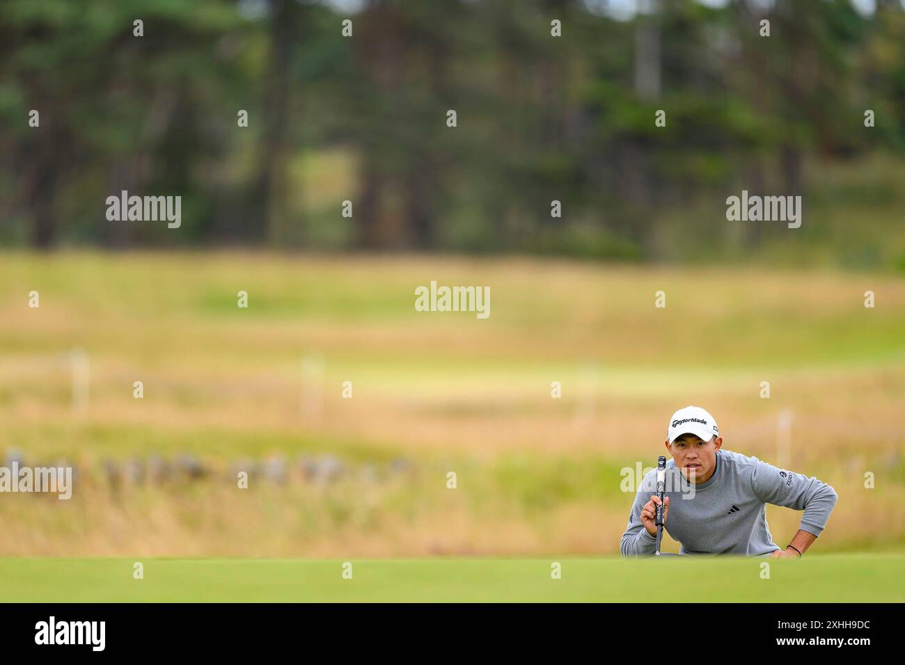 Colin Morikawa on the 5th hole during day four of the Genesis Scottish ...