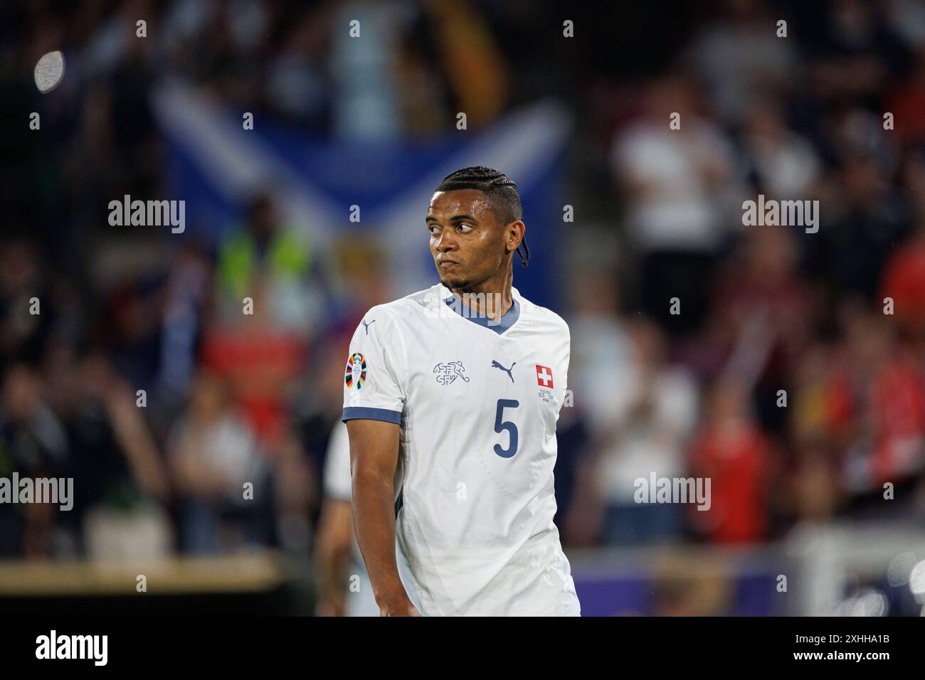 Cologne, Germany - 06 19 2024: Manuel Akanji seen during UEFA Euro 2024 ...