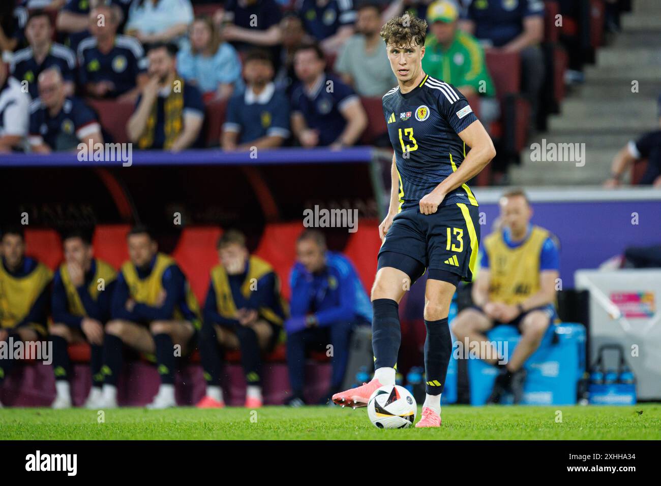 Cologne, Germany - 06 19 2024: Jack Hendry seen during UEFA Euro 2024 ...