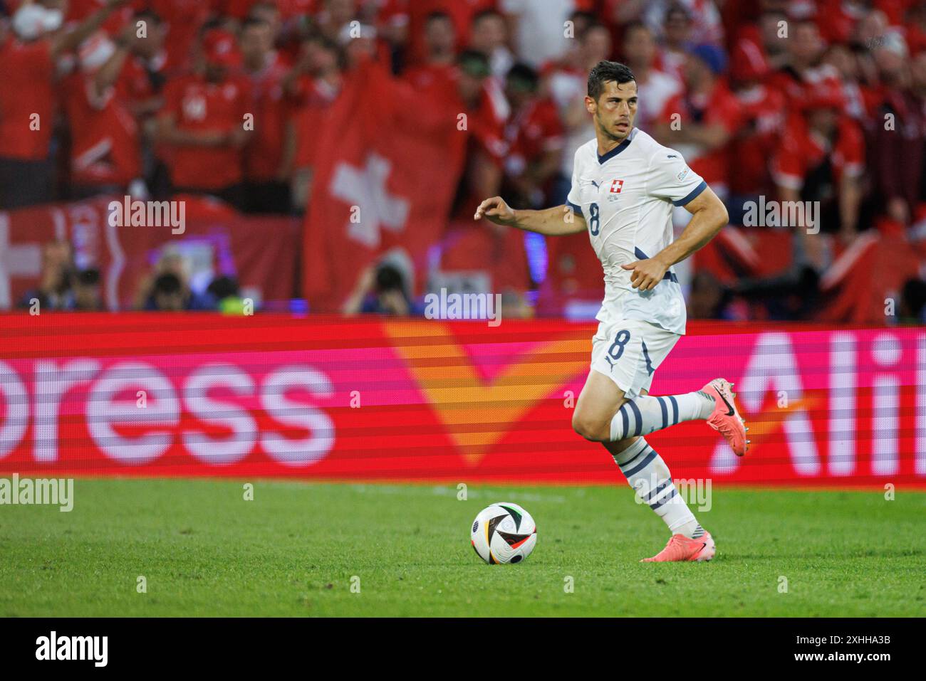 Cologne, Germany - 06 19 2024: Remo Freuler seen during UEFA Euro 2024 ...