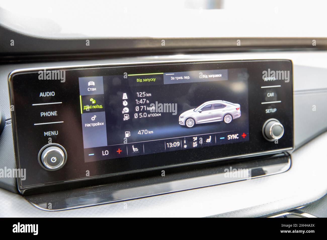 Kyiv, Ukraine - April 14, 2024: Czech new model Skoda Octavia A8 ...