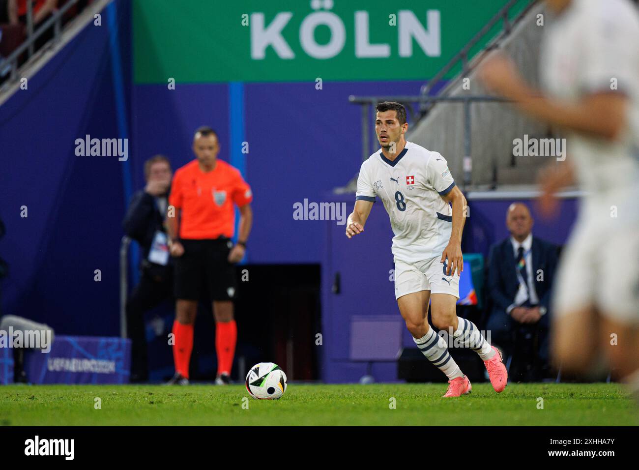 Cologne, Germany - 06 19 2024: Remo Freuler seen during UEFA Euro 2024 ...