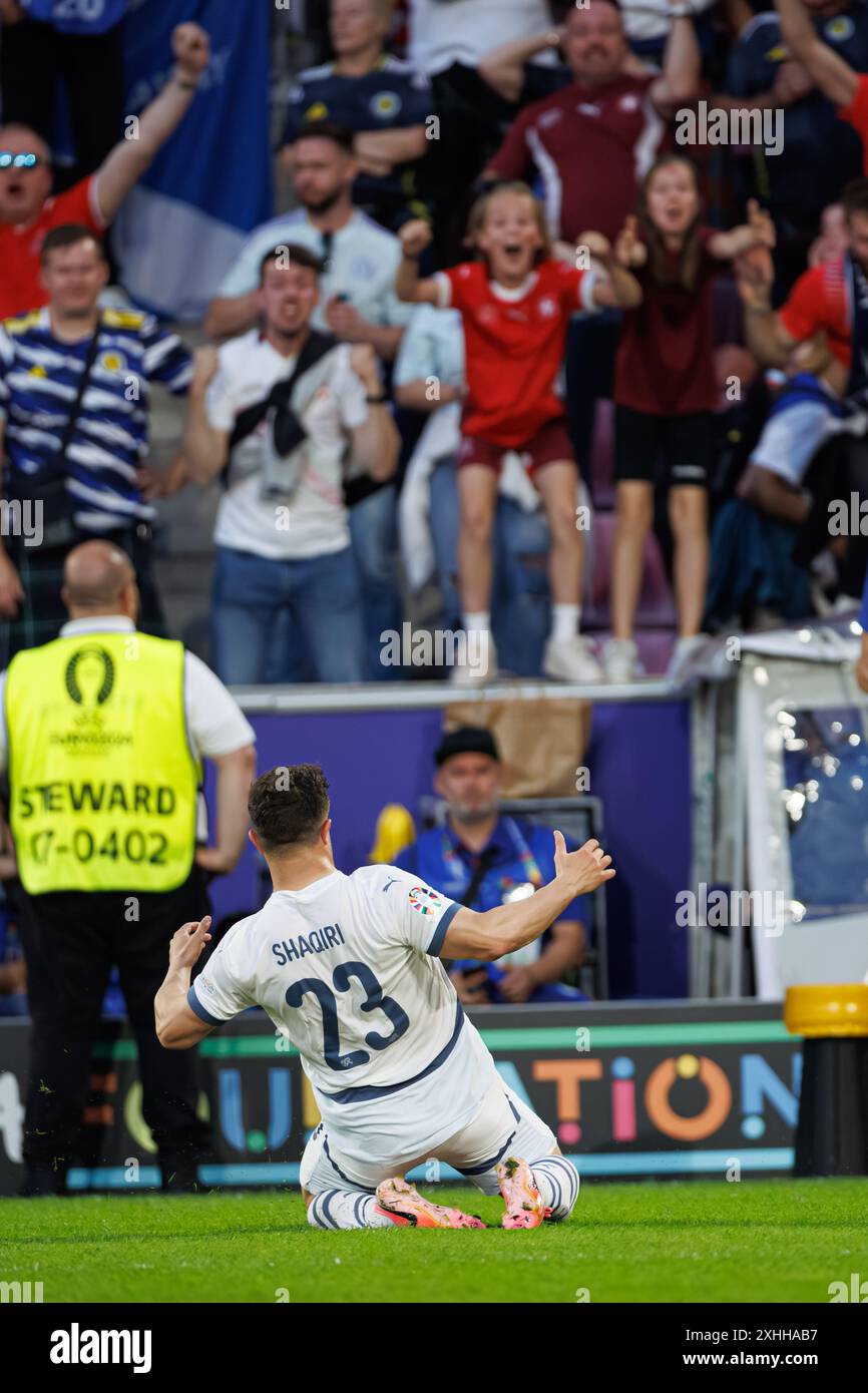 Cologne, Germany - 06 19 2024: Xherdan Shaqiri seen celebrating after ...