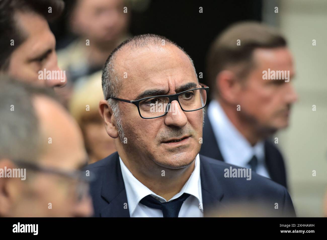 Paris, France. 14th July, 2024. French Paris' police prefect Laurent ...
