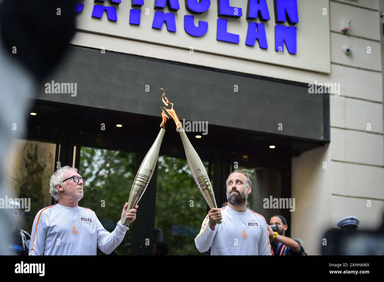 Paris, France. 14th July, 2024. French essayist Arthur Denouveaux ...