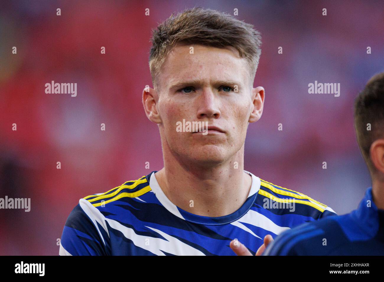 Cologne, Germany - 06 19 2024: Scott McTominay seen during UEFA Euro ... Cologne, Germany - 06 19 2024: Scott McTominay seen during UEFA Euro ...