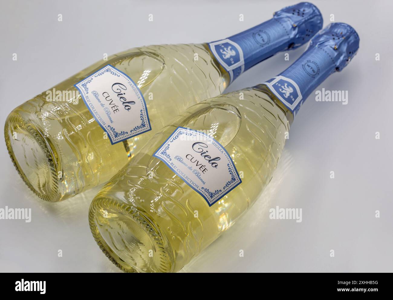 Kyiv, Ukraine - June 28, 2024: Studio shoot of Blanc de Blancs Cielo ...