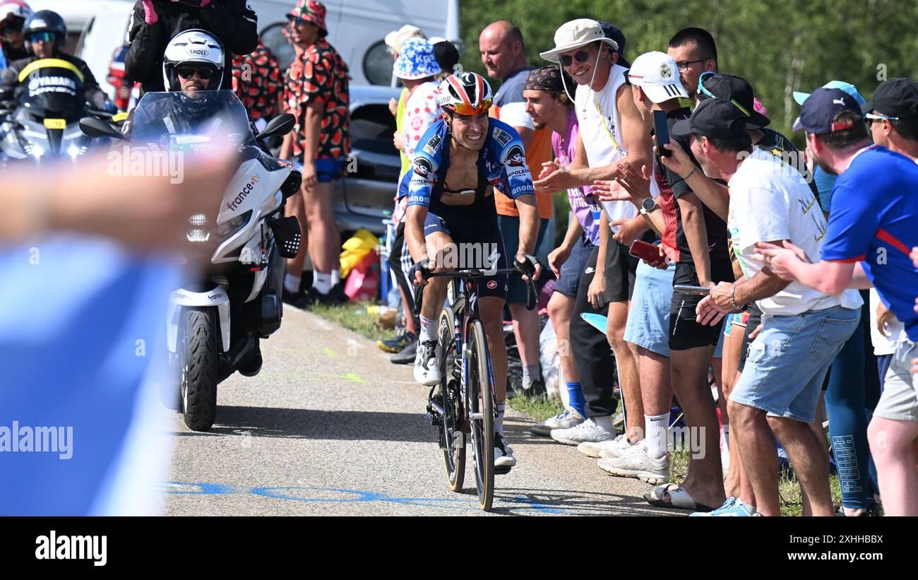 Mikel Landa Meana Basque Tour de France 2024 Stock Photo - Alamy