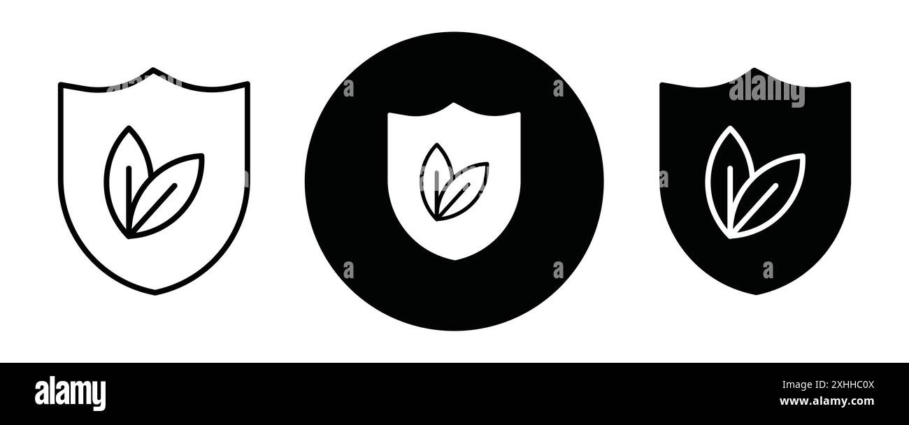 Save environment icon Black line art vector in black and white outline ...