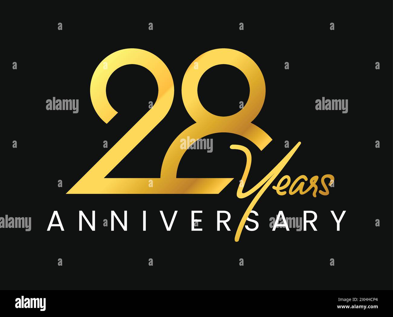 28th logo Stock Vector Images - Alamy