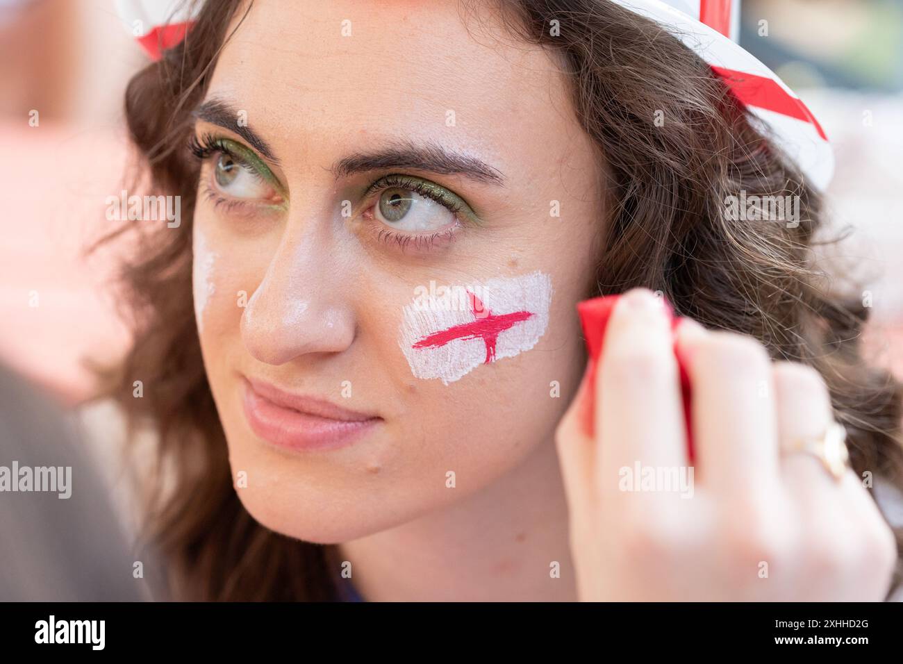 Euro 2024 fans face paint hi-res stock photography and images - Alamy