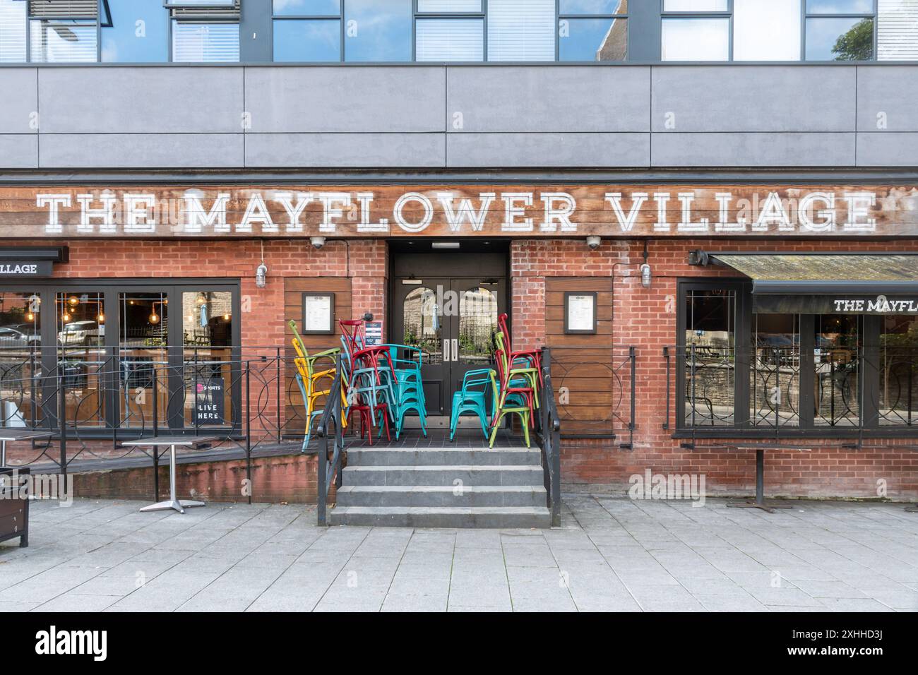 The Mayflower Village, a pub next to the Mayflower Theatre in the ...