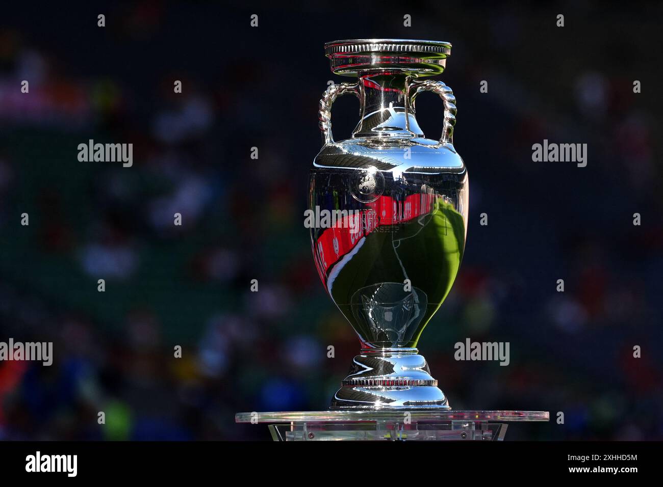 A general view of the Henri Delaunay Cup before the UEFA Euro 2024 ...