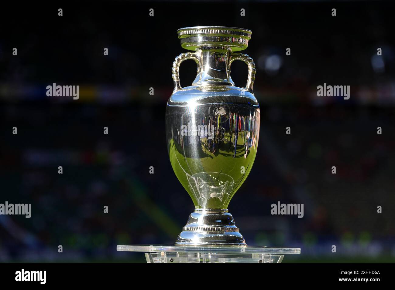 A general view of the Henri Delaunay Cup before the UEFA Euro 2024 ...