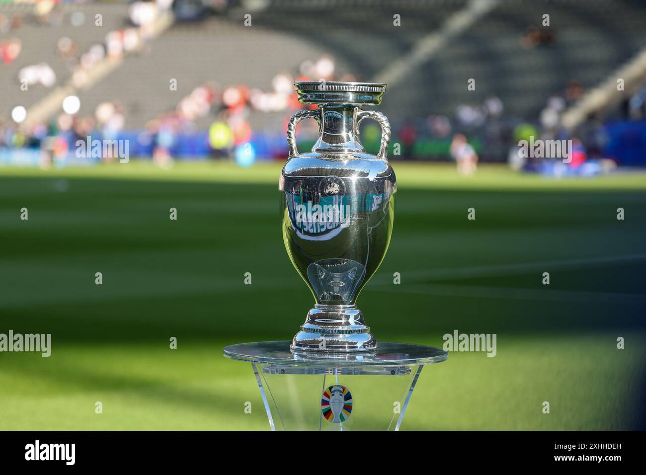 Berlin, Germany, 14, July, 2024. The original throphy during the match ...