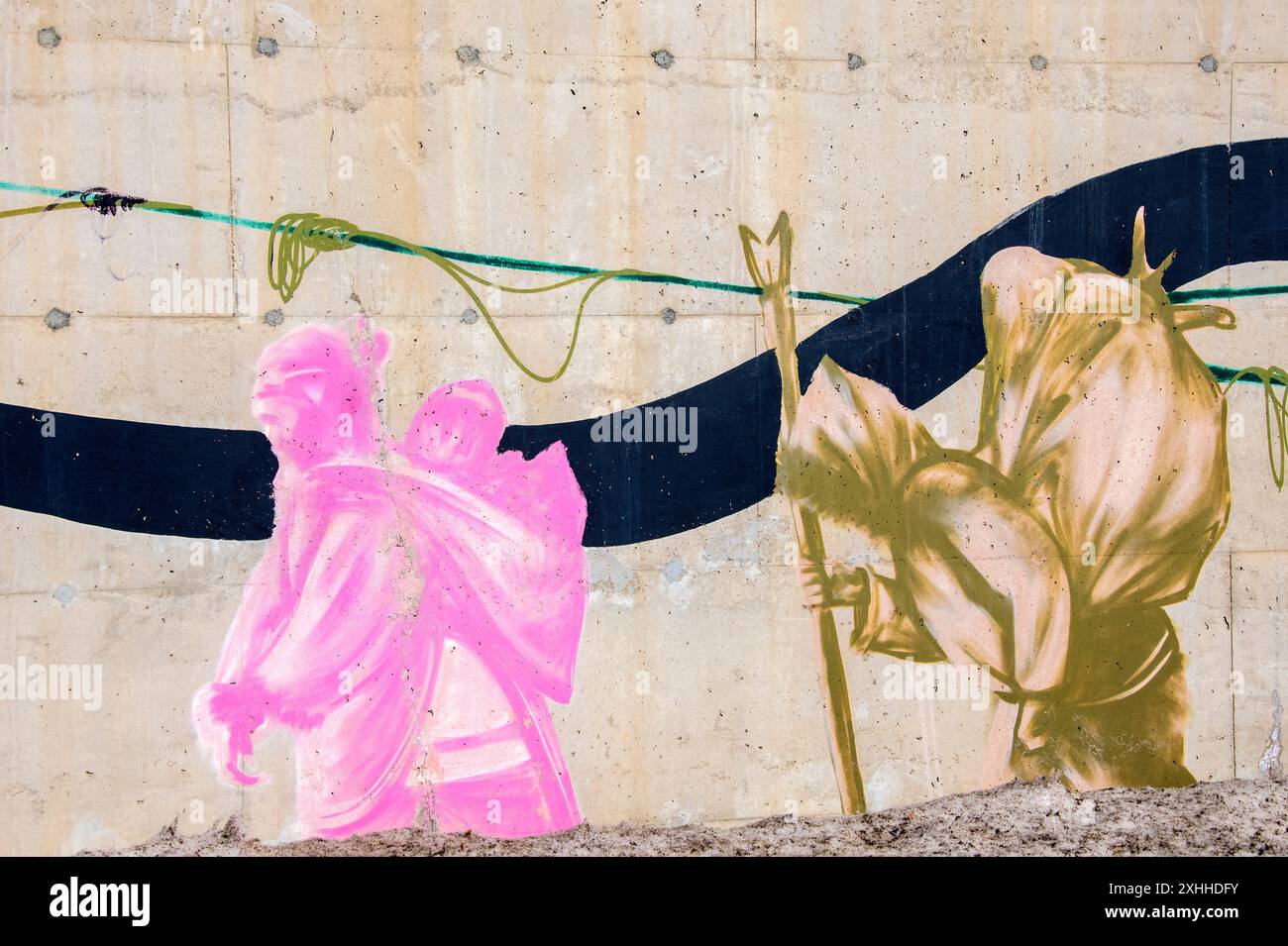 Inuit mother and child mural under the theme of "Come Together" at ...