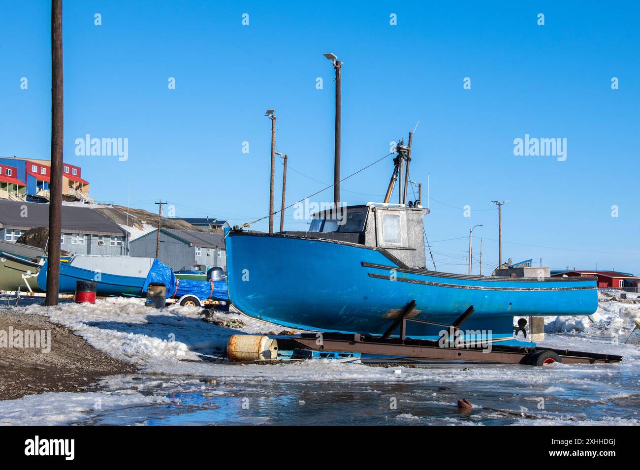 Arctic canada fishing boat hi-res stock photography and images - Alamy