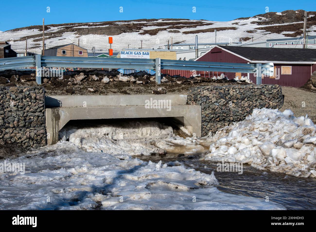 Melting snow on city streets hi-res stock photography and images - Alamy
