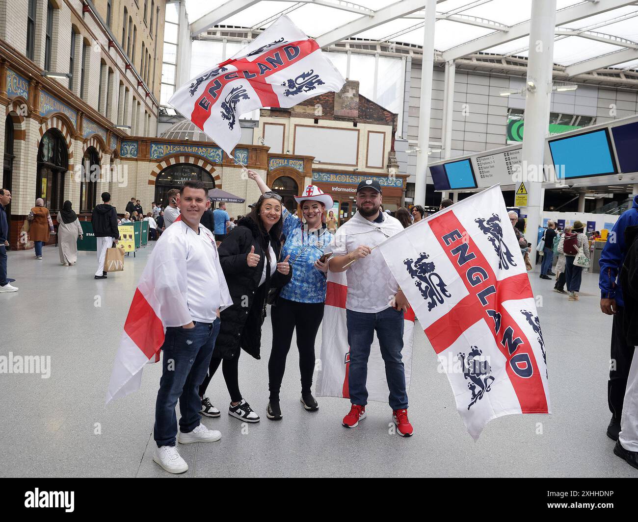 Euros 2024 and train station and fans hi-res stock photography and ...