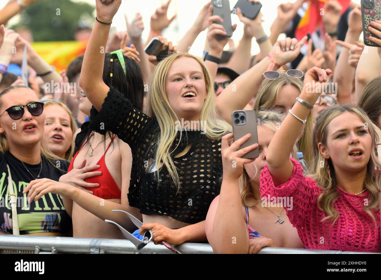 Crowds at the Trnsmt Festival at Glasgow Green in Glasgow. Picture date ...