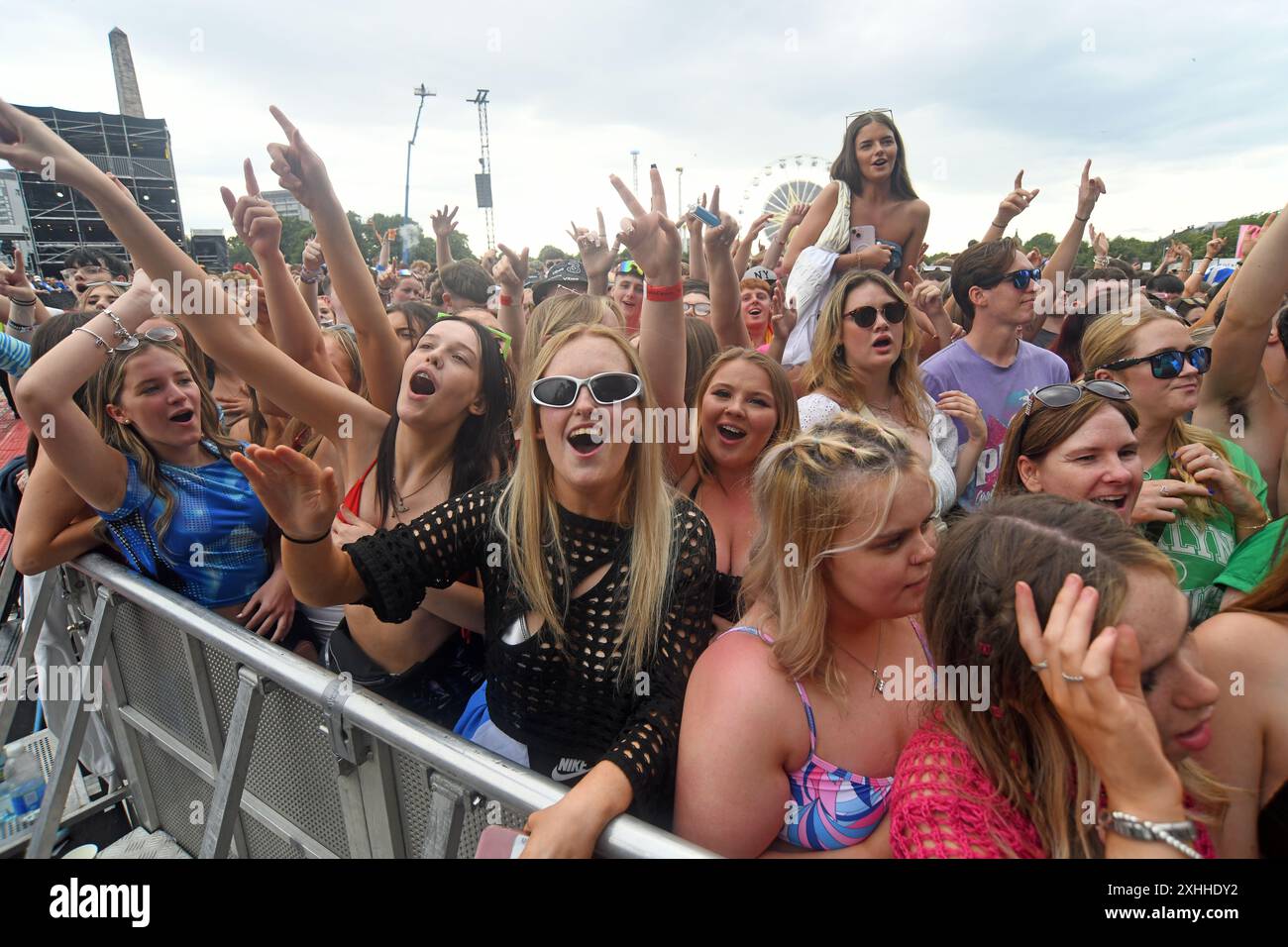 Crowds at the Trnsmt Festival at Glasgow Green in Glasgow. Picture date ...