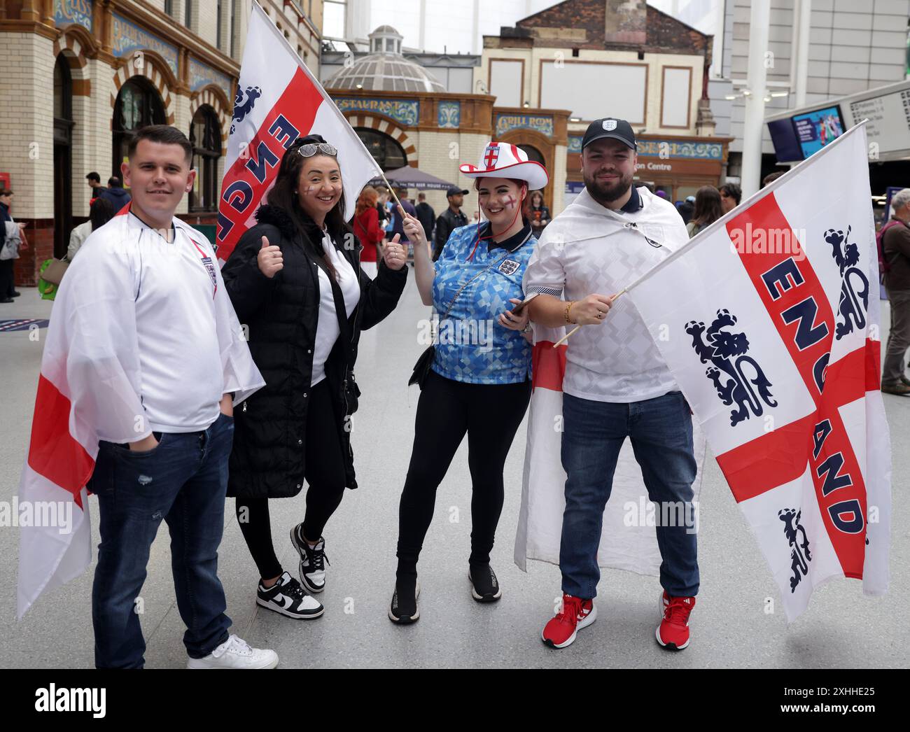 Euros 2024 and train station and fans hi-res stock photography and ...