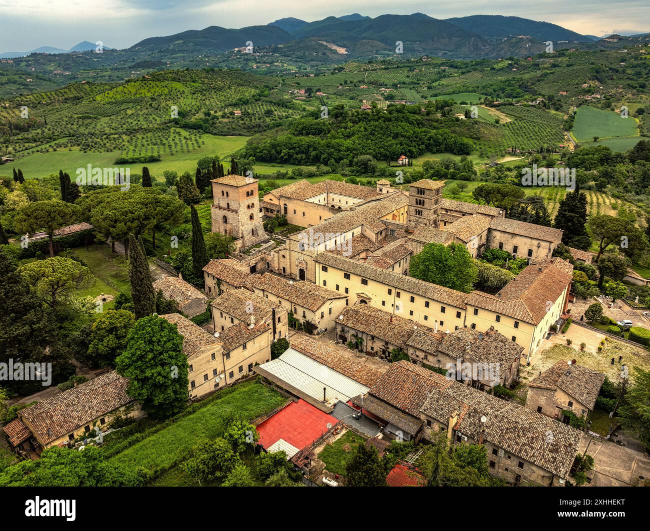 Santa maria di farfa abbey hi-res stock photography and images - Alamy