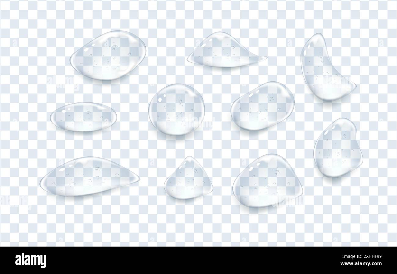 Scattered water drops Stock Vector Images - Alamy