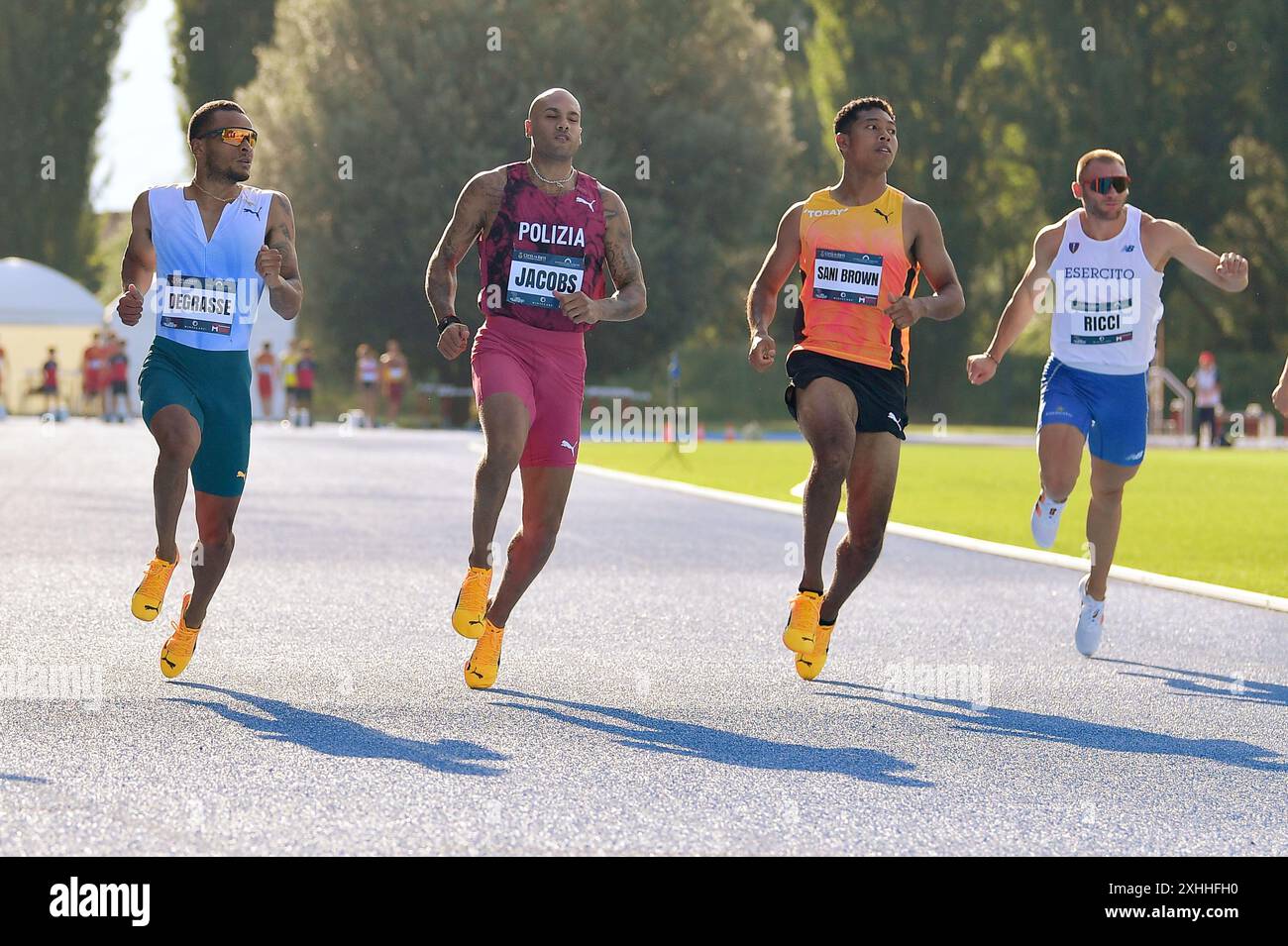 Test for Marcel Jacobs (Ita) ahead of the Paris 2024 Olympics on the ...
