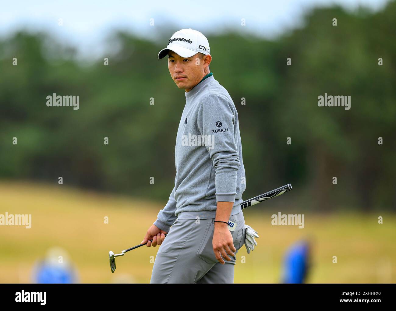Colin Morikawa on the 5th hole during day four of the Genesis Scottish ...