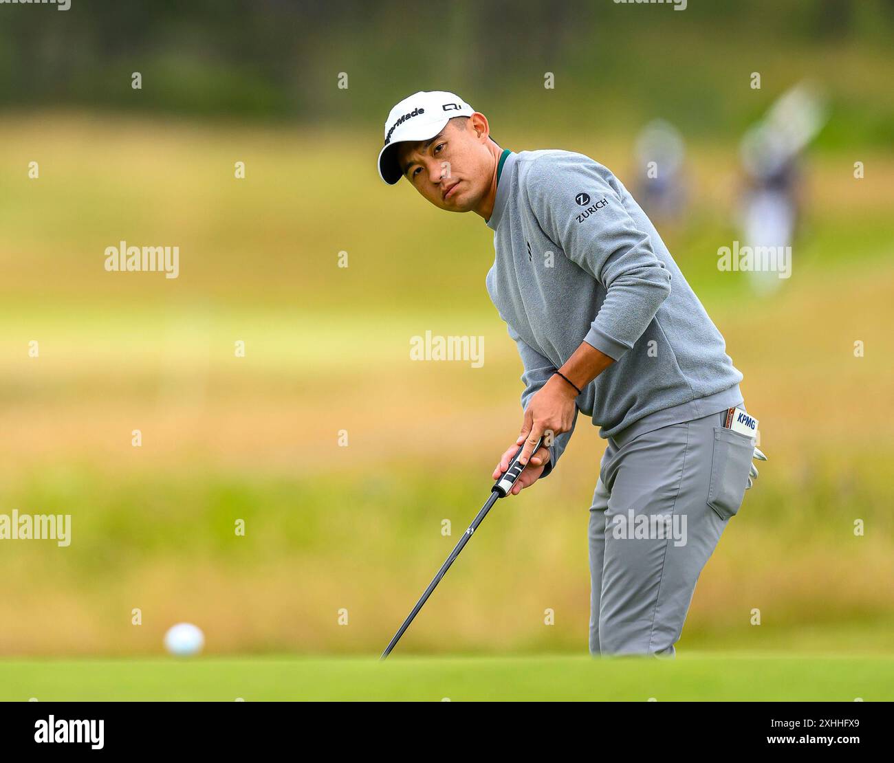Colin Morikawa on the 5th hole during day four of the Genesis Scottish ...
