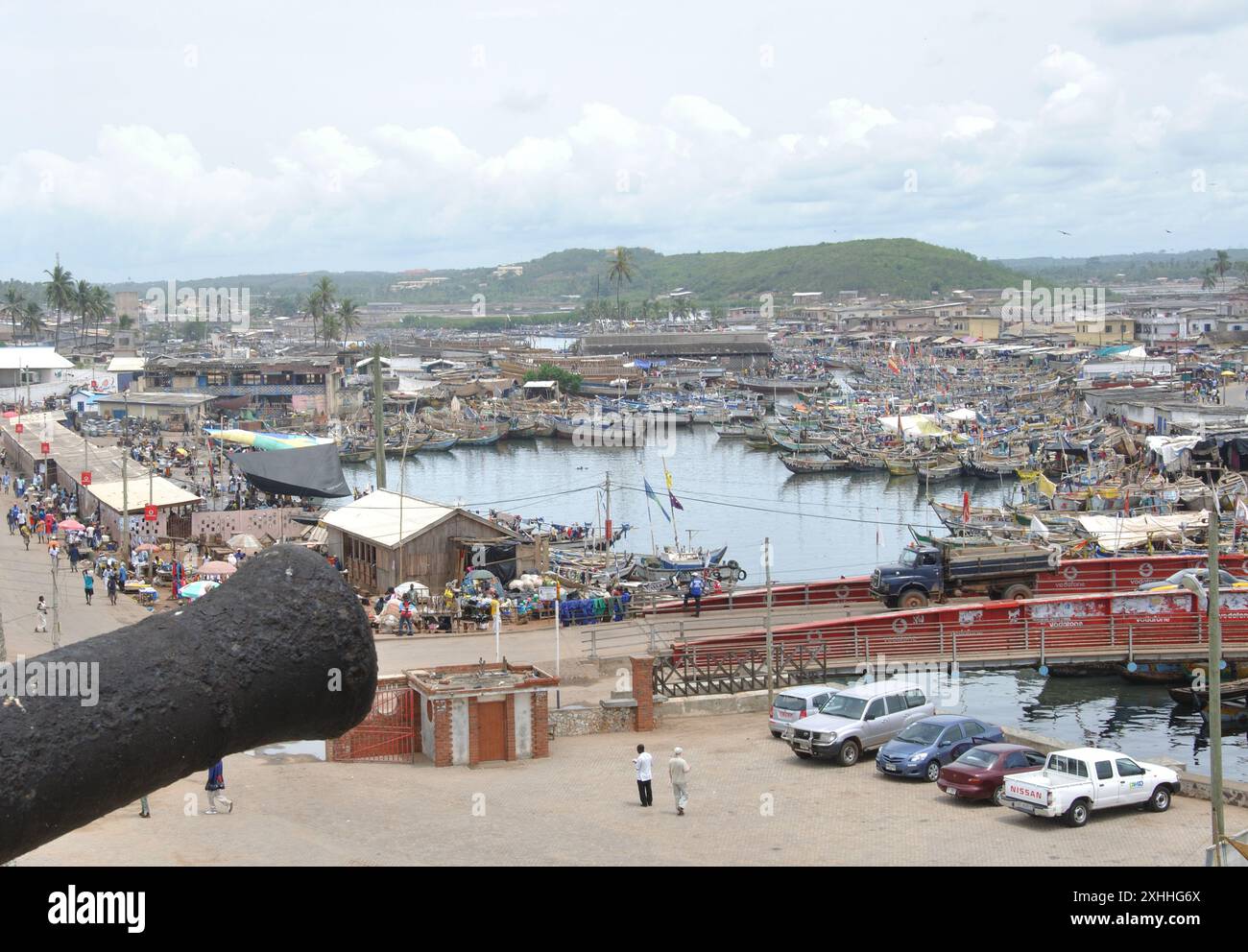 View of the Gold Coast from Cape Coast Castle, Cape Coast, Ghana ...