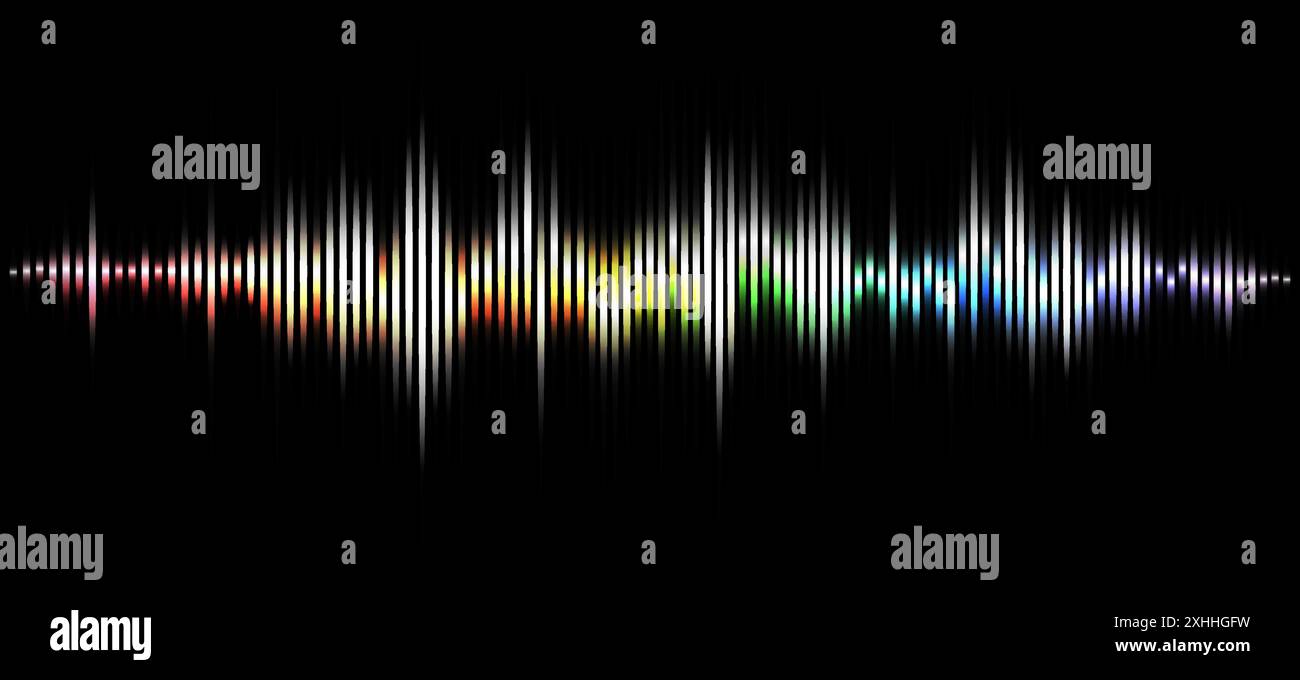 Abstract digital equalizer sound wave Stock Vector Image & Art - Alamy